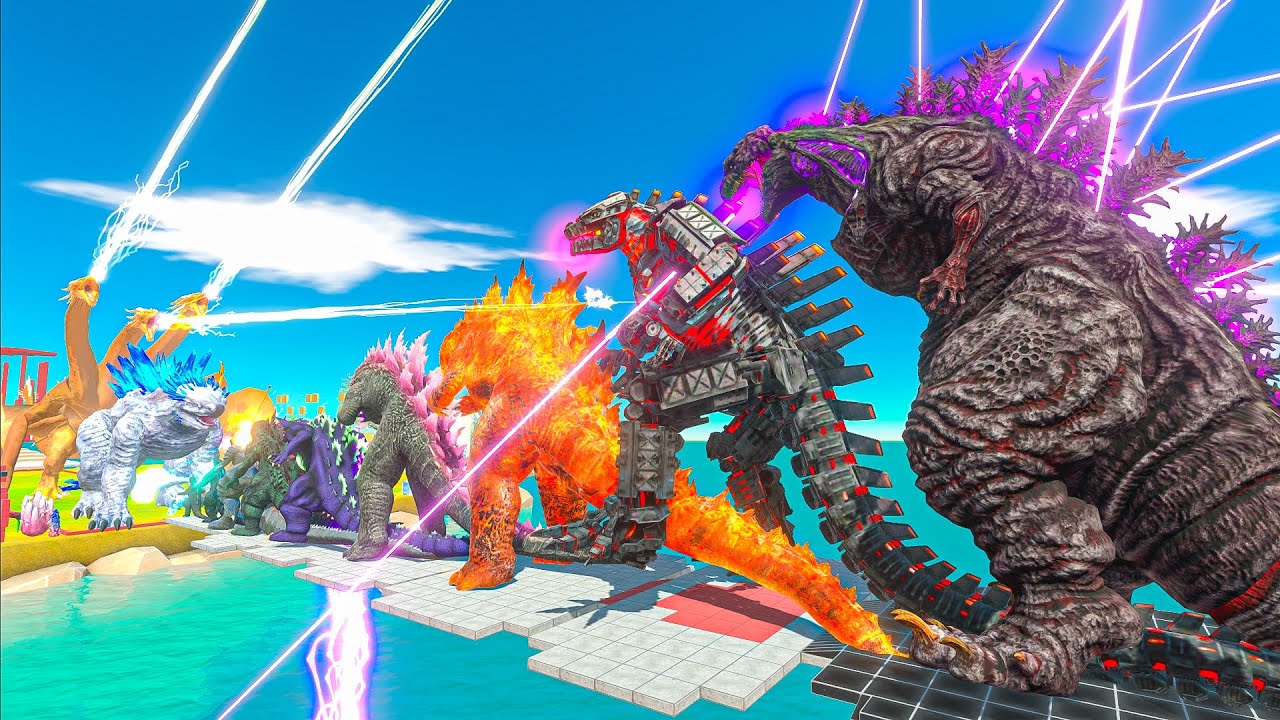 Evolution of NEW SHIN GODZILLA Size Comparison vs NEW KING GHIDORAH x ...