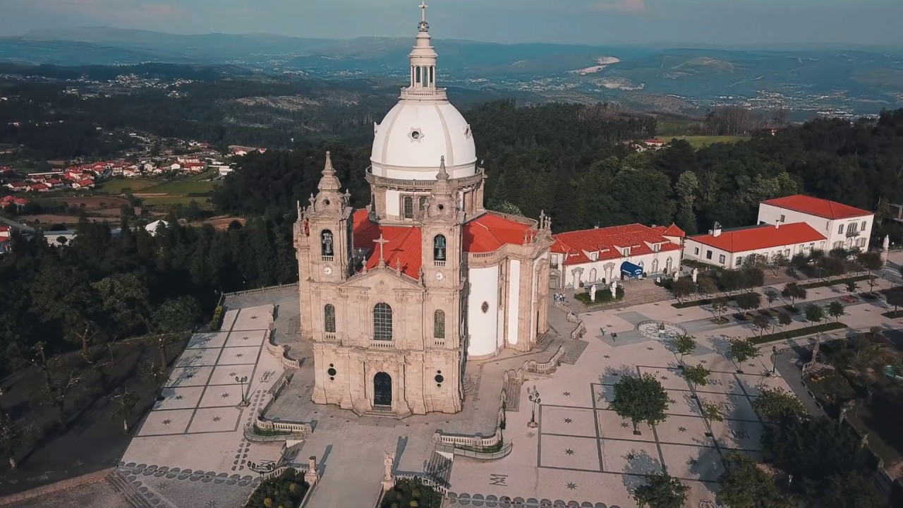 Vista Aérea // Santuário do Sameiro // Braga // 4K - YouTube