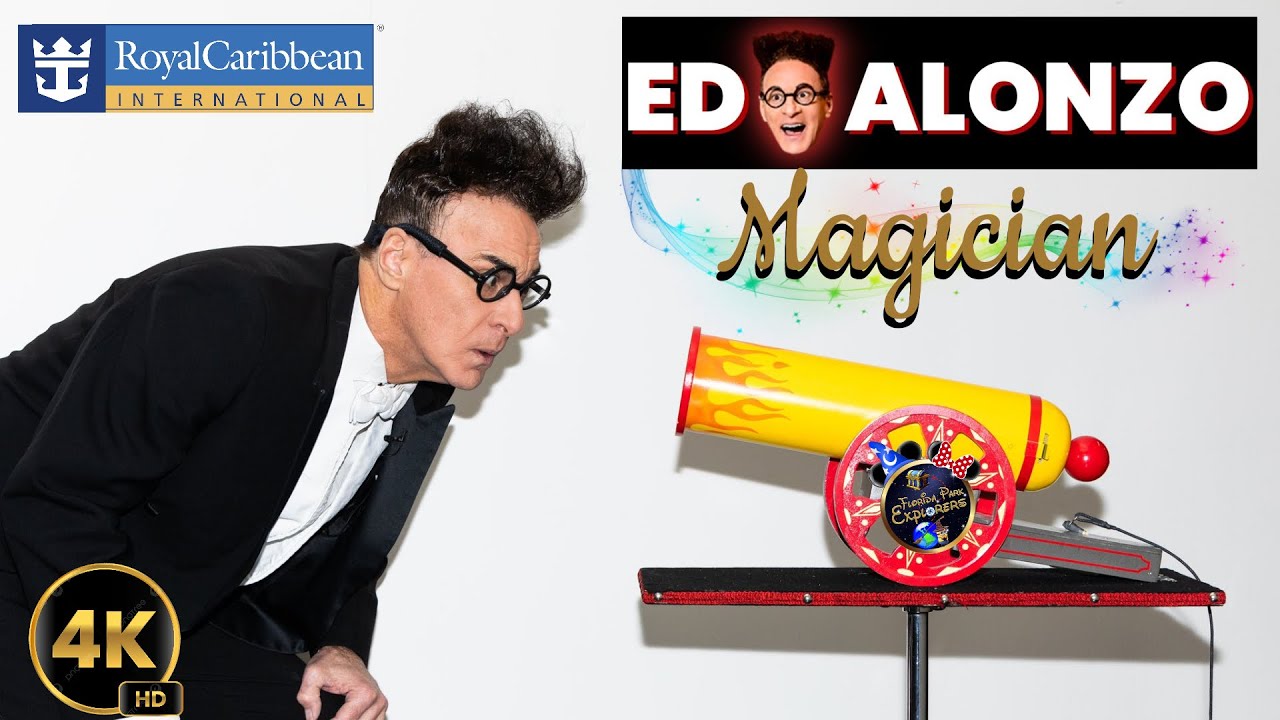 Magician Ed Alonzo in 4k Onboard Royal Caribbean - YouTube