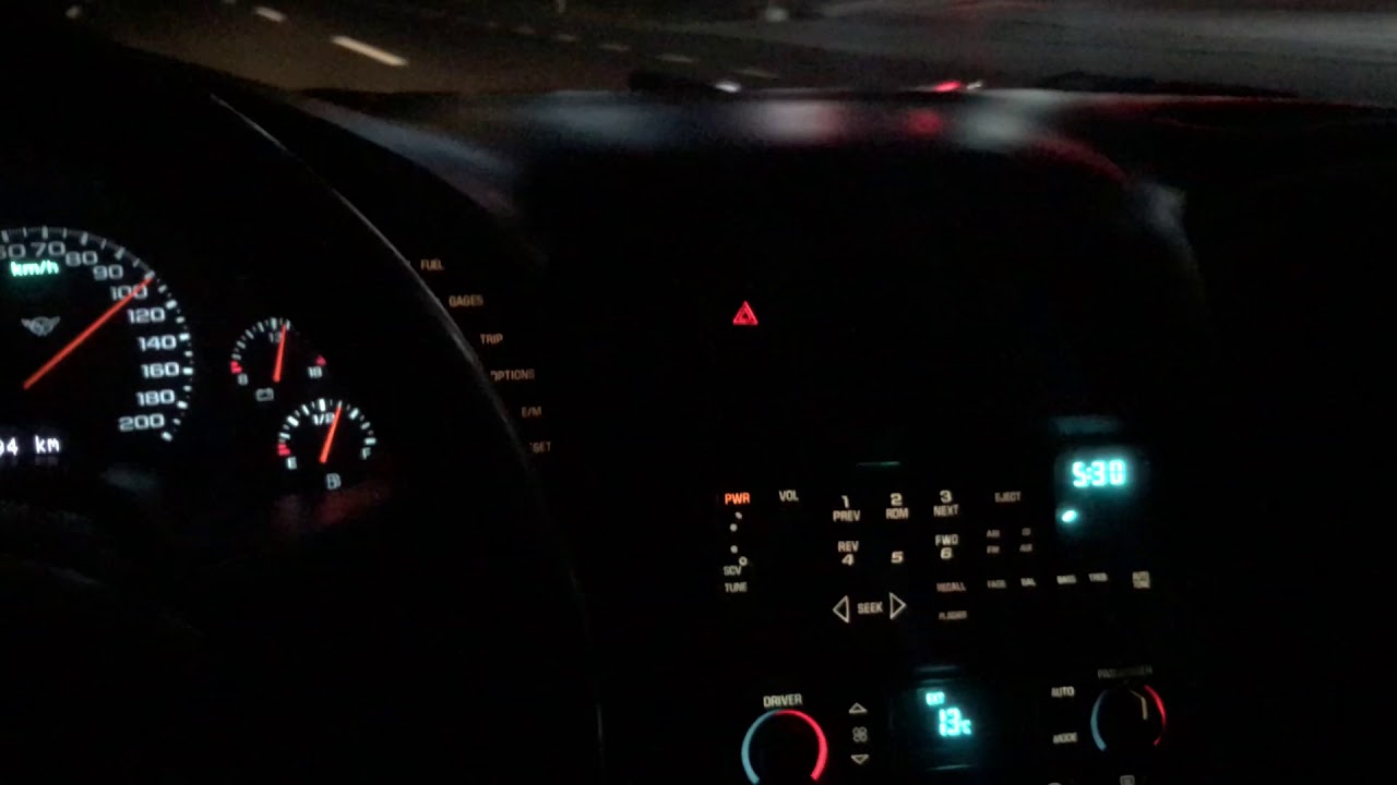 1997 Corvette C5 Night Drive - YouTube