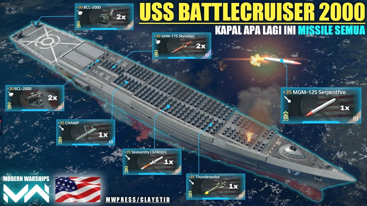 uss battlecruiser 2000 | 4.2m dmg escort mode gameplay - YouTube