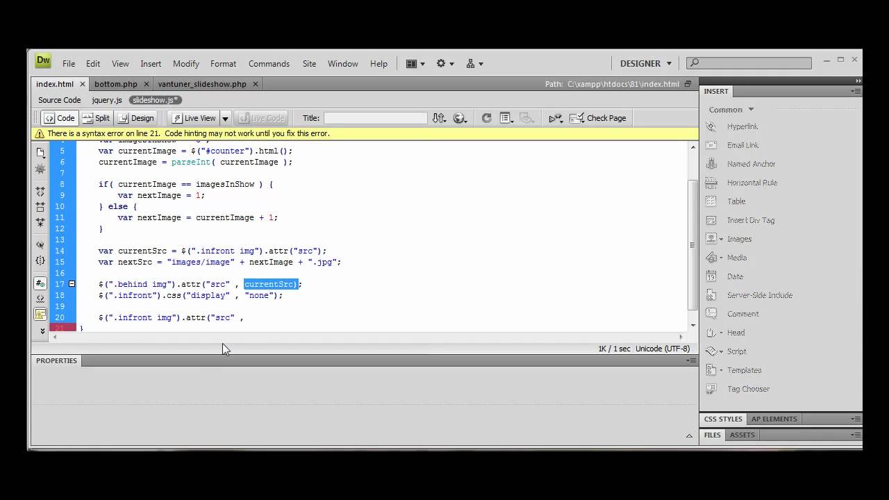 Automatic Jquery Slideshow Part 3 Youtube