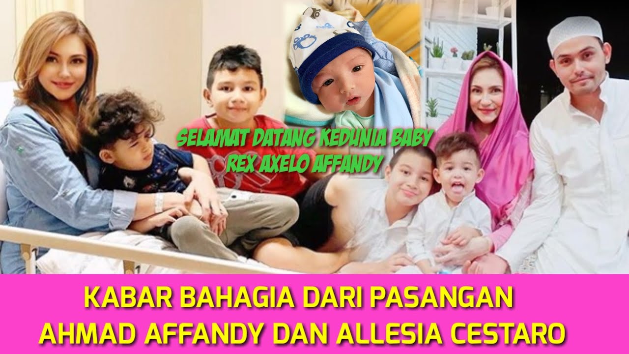 Kabar bahagia dari ahmad affandy dan allesia: welcome in the world baby ...