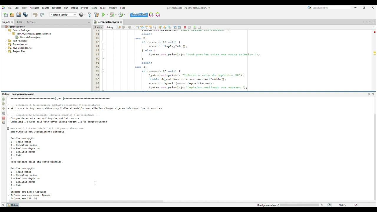 PORTFÓLIO – RELATÓRIO DE AULA PRÁTICA - Linguagem Orientada Objetos - YouTube