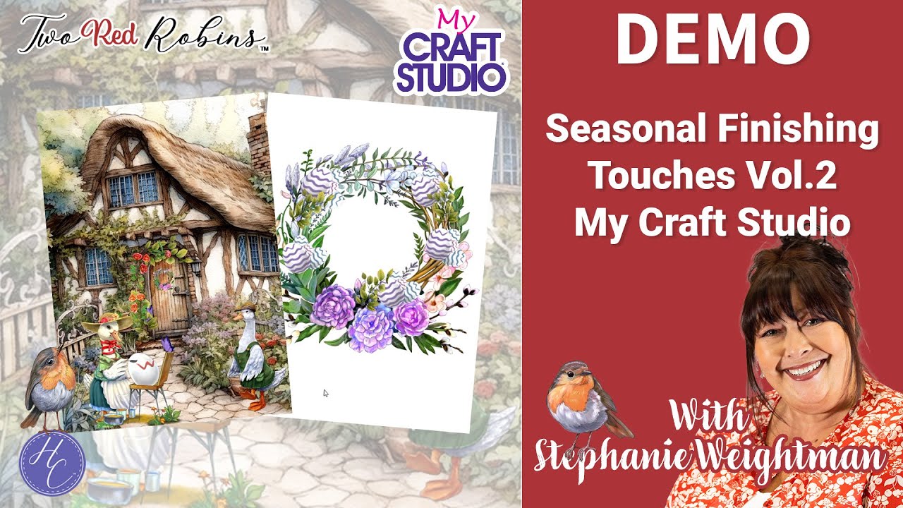Make Unique Backgrounds and Wreaths with Seasonal Finishing Touches ...
