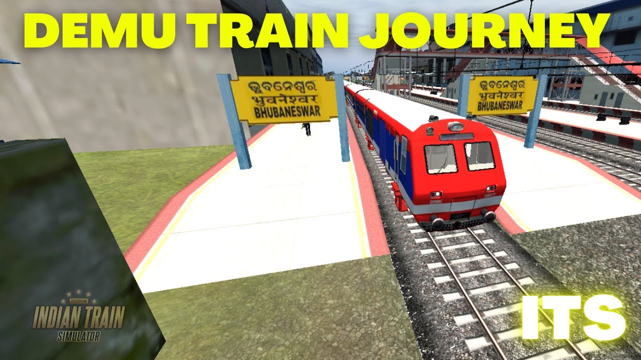 Bhubaneswar to Tatanagar DEMU Train Journey | Indian Train Simulator ...