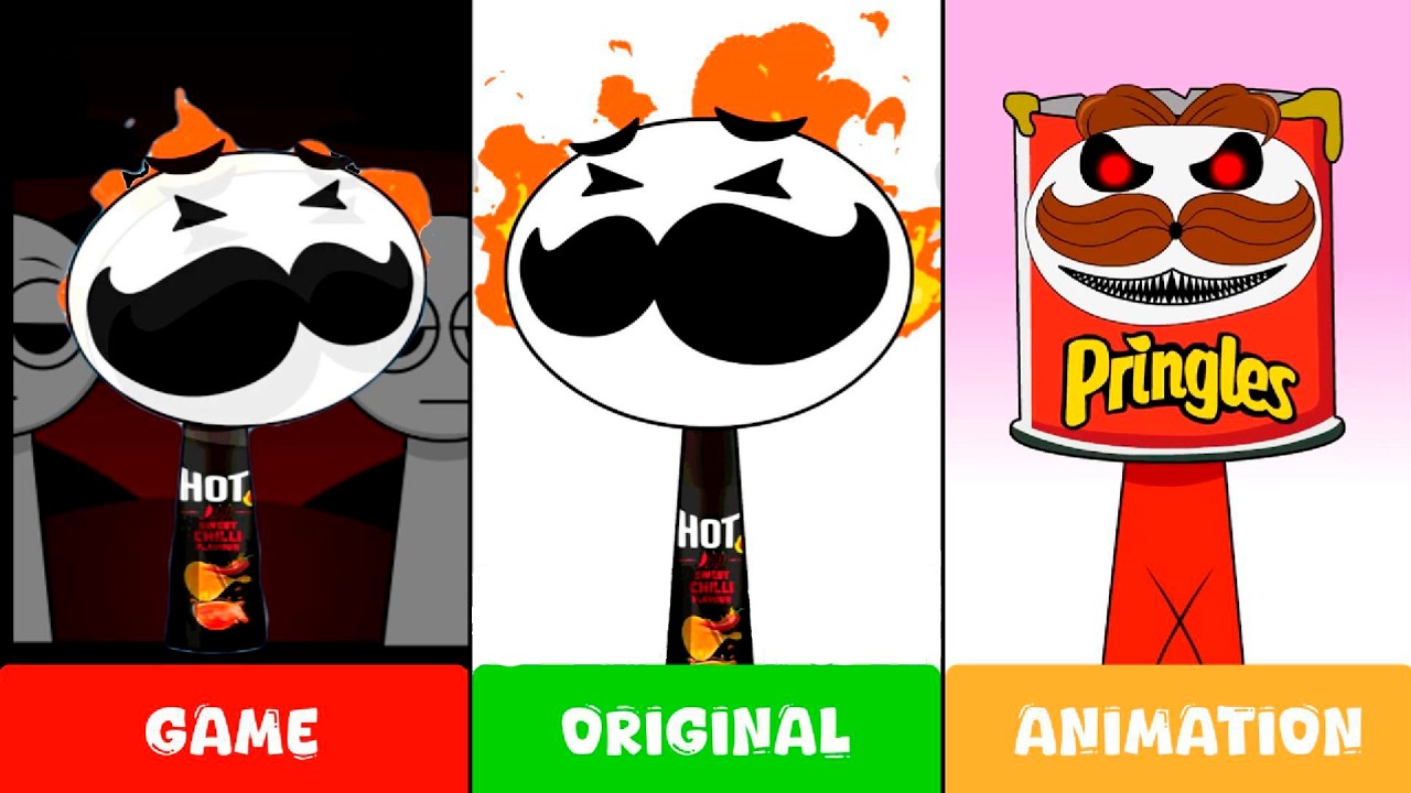My NEW! Sprunki OC: Pringles Animation vs Game (All Versions) - YouTube