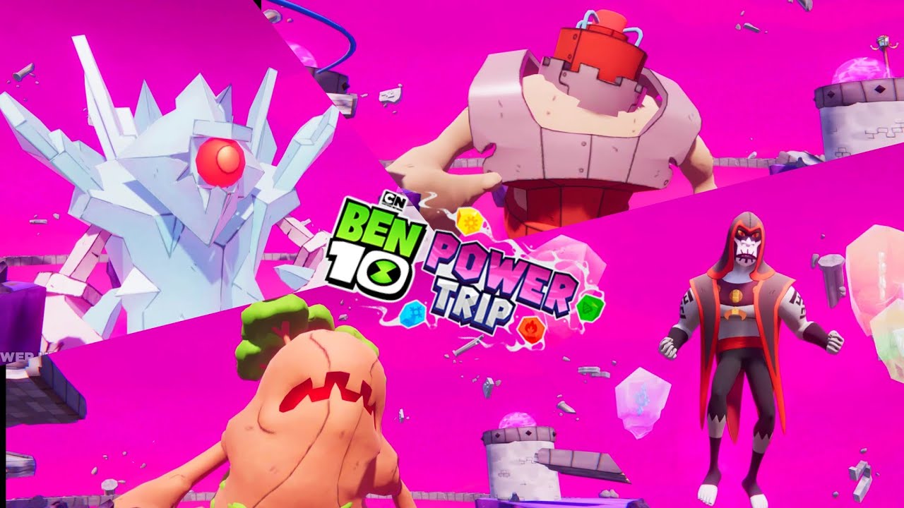 All Bosses Fights & Ending - Ben 10 Power Trip (Todos os chefes e final ...