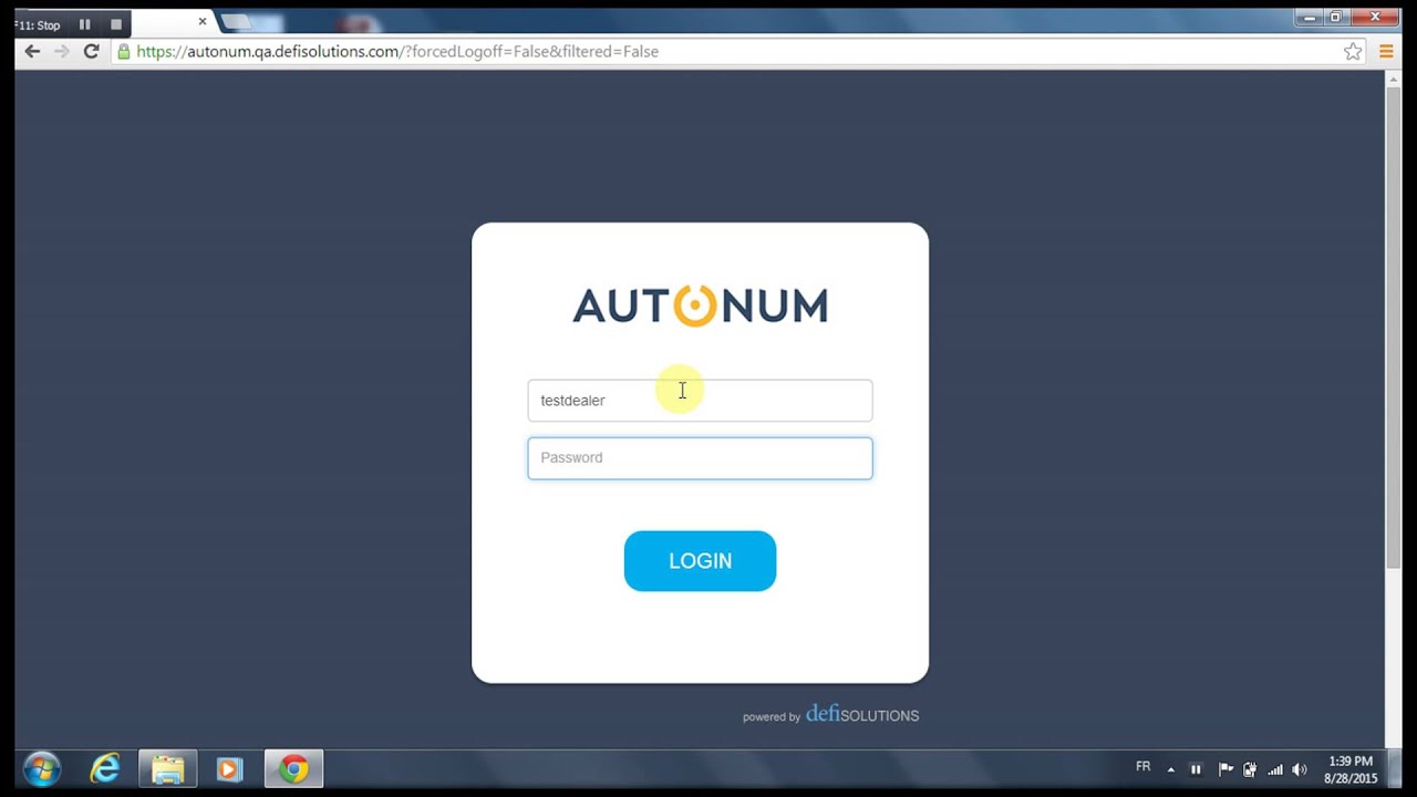 Autonum - How to login to DEFI Solutions - YouTube