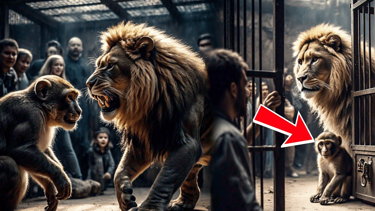 A MONKEY Is Thrown Into A Lion's Cage—What Follows Leaves The Crowd In ...