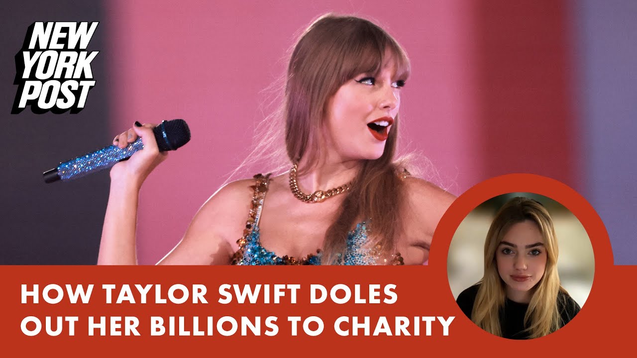 How Taylor Swift — caught in uproar over Gaza luncheon — doles out her billions to charity - YouTube
