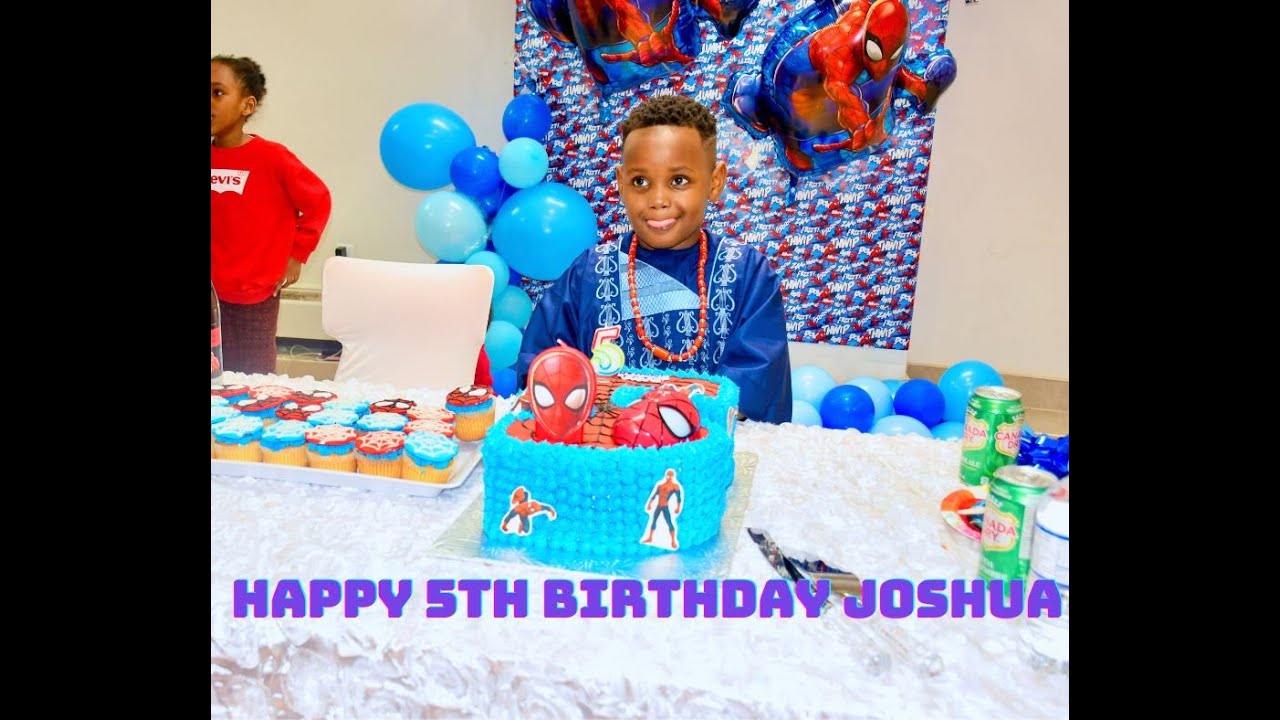 JOSHUA BLESSING NAHIMANA 5TH OF BIRTHDAY IN GATINEAU - YouTube