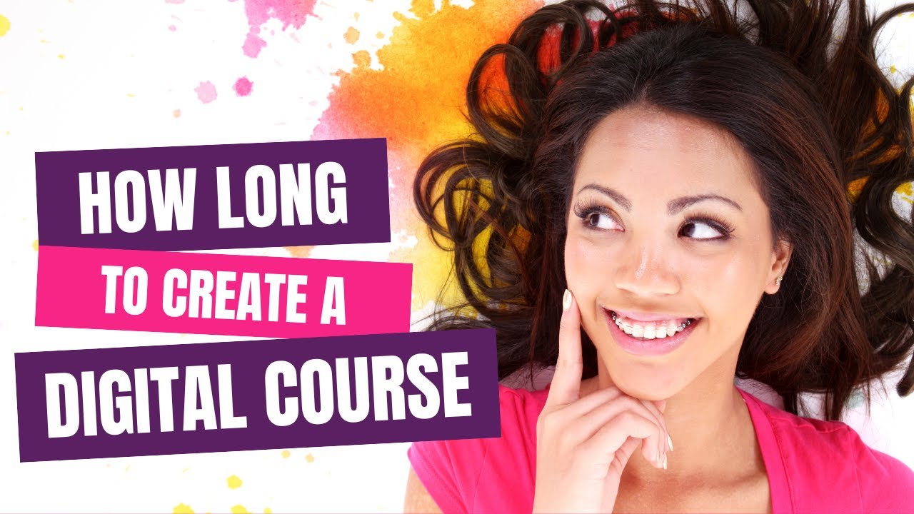 How long does it take to create a digital course - YouTube