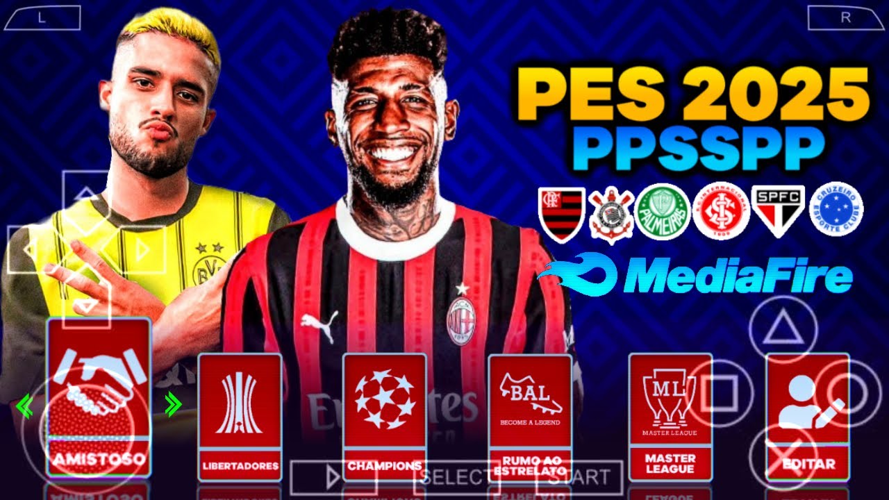 PES PPSSPP 2025 EUROPEU TRANSFRENCIAS 2024/25 NOVOS KITS FACES REAIS ...
