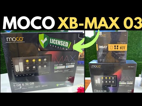 MOCO XB-MAX 3 ANDROID | 4 +32 GB | LICENSE VERSION ANDROID AUTO CAR PLAY | 4G SIM SLOT | DDR4 ...