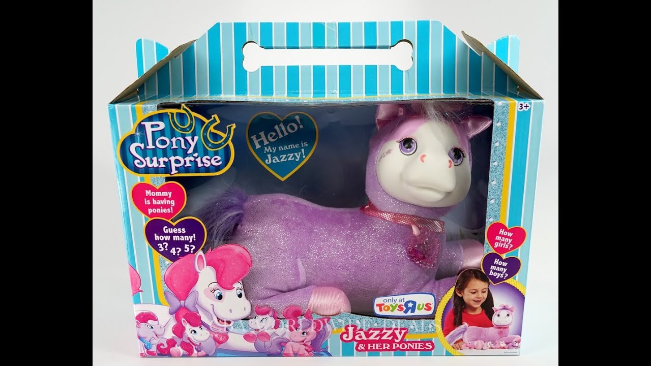 Pony Surprise unboxing! How many baby ponies will Jazzy have? - YouTube
