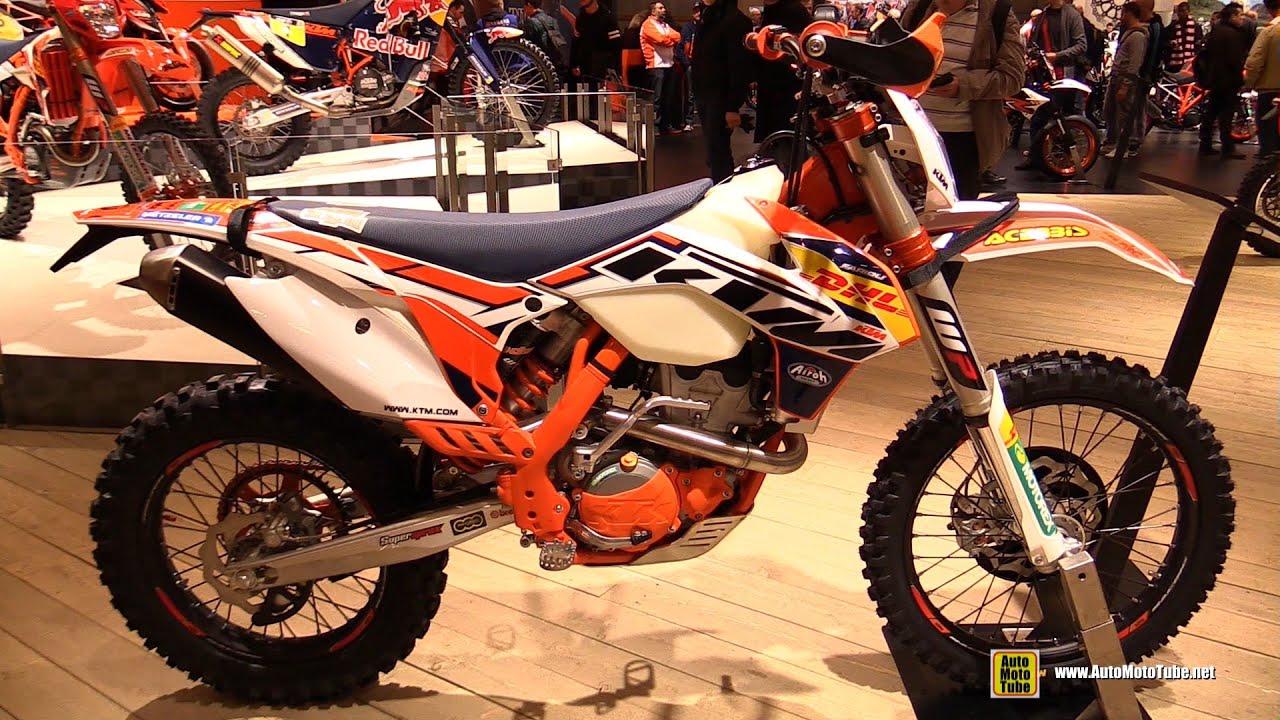 2016 KTM 350 EX-C - Walkaround - 2015 Salon de la Moto Paris - YouTube