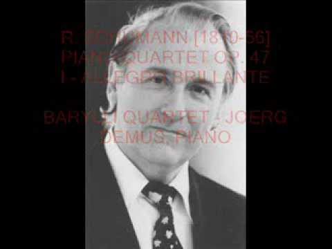 Barylli Quartet and Joerg Demus play Schumann - Piano Quartet op. 47 ...