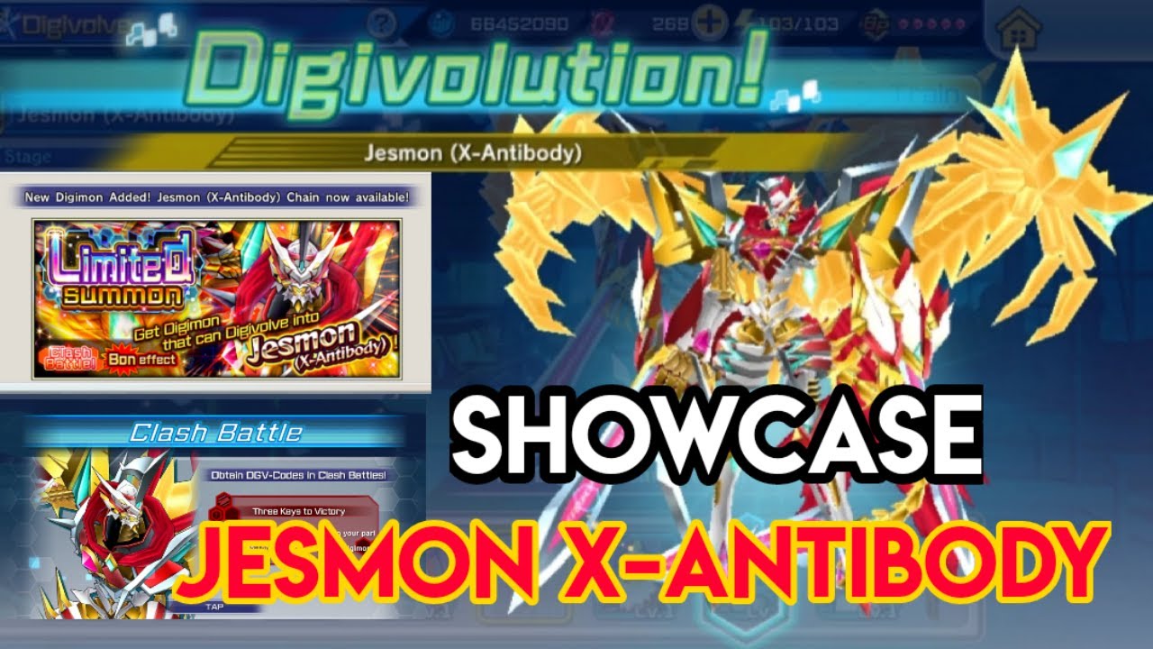 Digimon ReArise Jesmon-X Showcase - YouTube