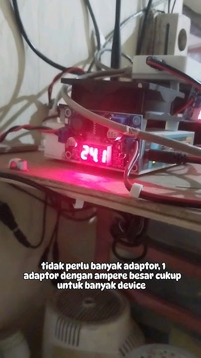 cukup 1 adaptor untuk banyak device menggunakan modul stepdown dan step ...