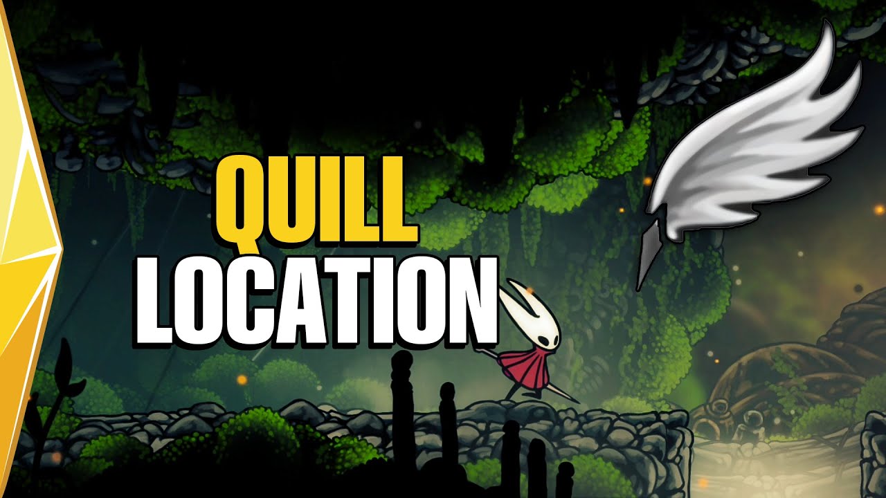 Hollow Knight: Silksong - Quill Location (How To Update Your Map) - YouTube