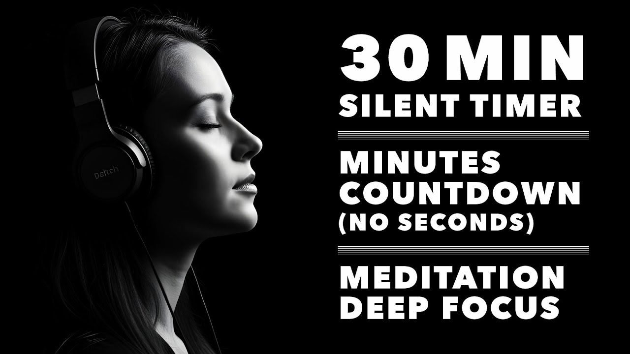 Episode #09 - 30-Minute Silent Horizontal Timer | Breathing Circle (10s ...