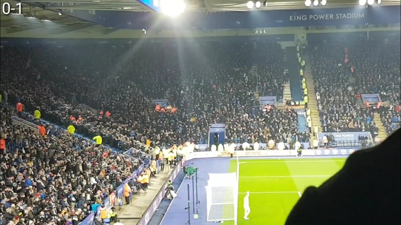 EVERTON FANS AT LEICESTER | LEICESTER 2-1 EVERTON | KELECHI IHEANACHO ...