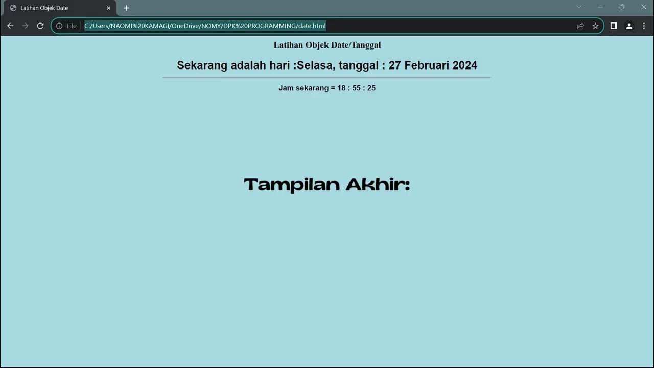 Tutorial Javascript: Object Javascript #2 - YouTube
