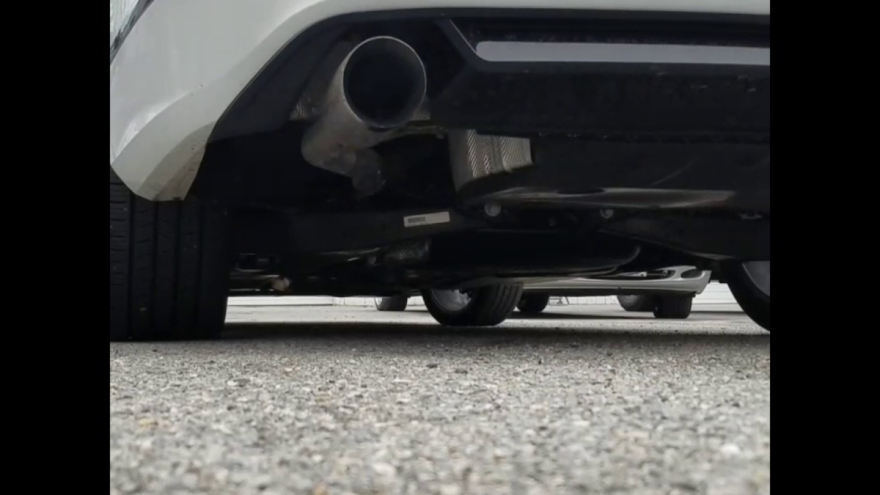 VW Passat R line B7 rear muffler delete - YouTube
