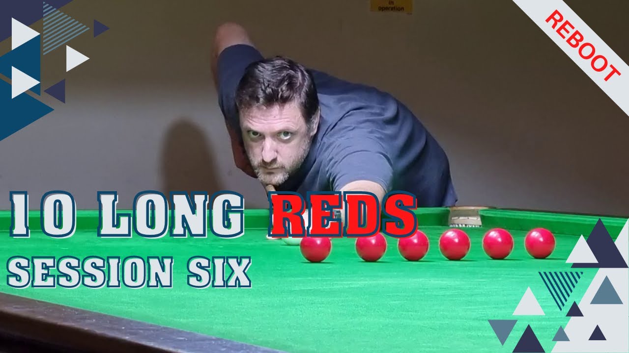 Snooker Practice : 10 Long Reds : Session Six (Reboot) - YouTube