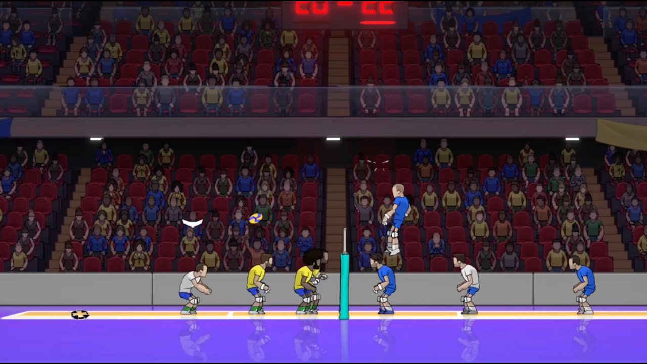 Thunder Spikes Volleyball - Menu and Gameplay - Coming on Steam - YouTube