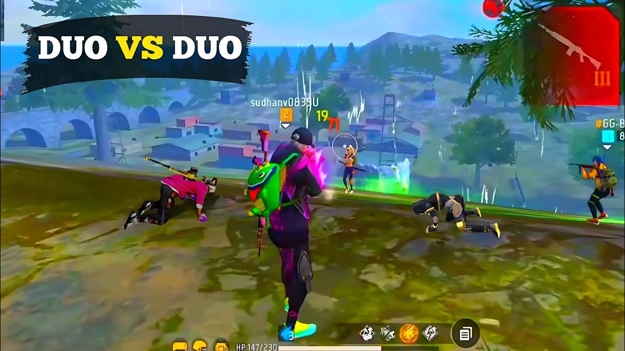 DUO VS DUO! FREE FIRE GAMEPLAY | GARENA FREE FIRE - YouTube