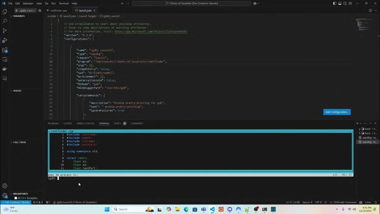 Debug Breakpoints in C++ with GDB - YouTube