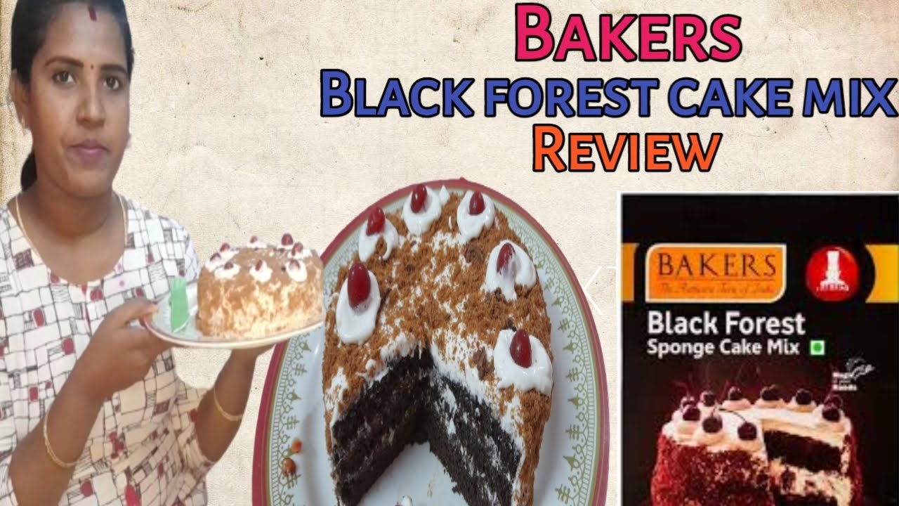 How to make black forest cake with cake mix || Bakers || Review about ...
