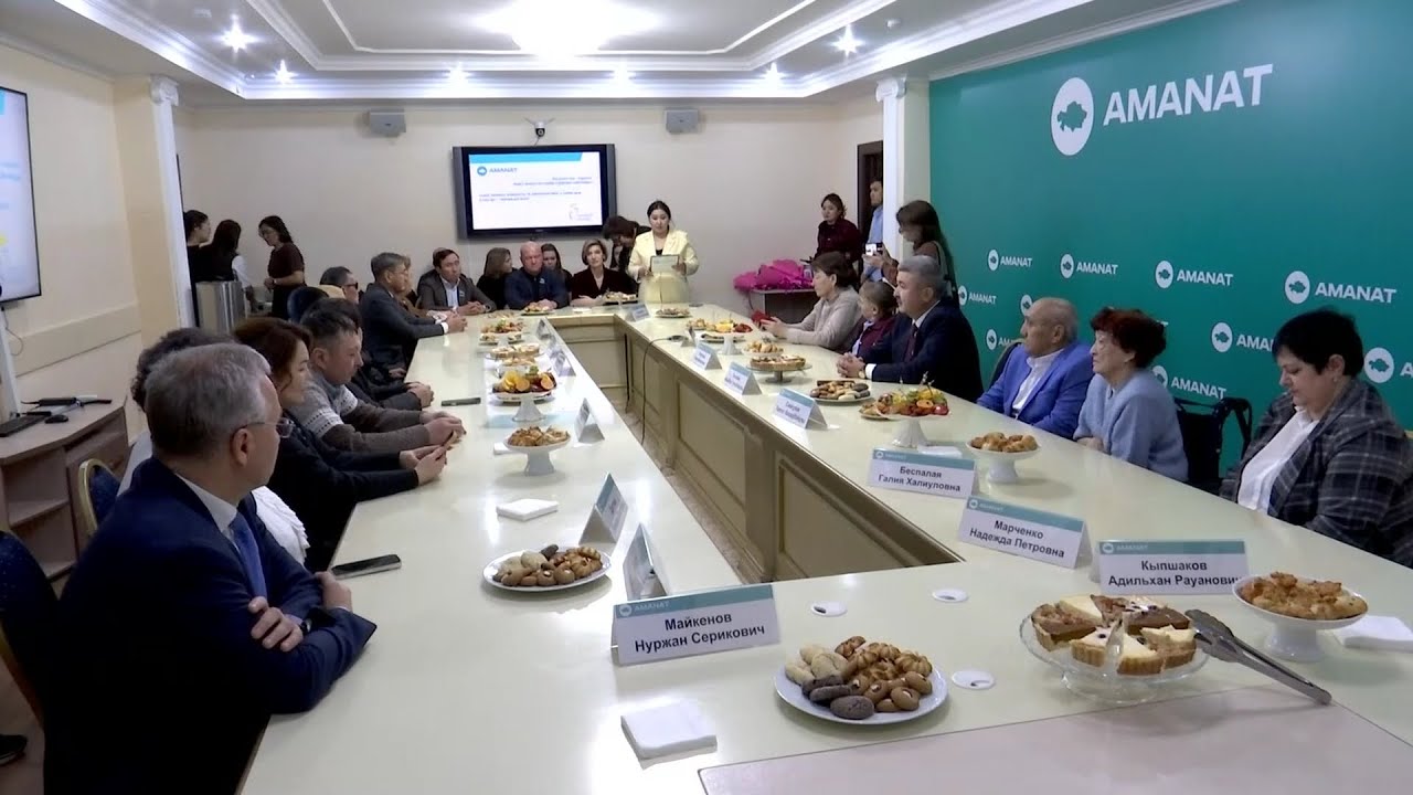 Павлодарда «AMANAT» партиясы облыстық филиалының өкілдері мүмкіндігі ...