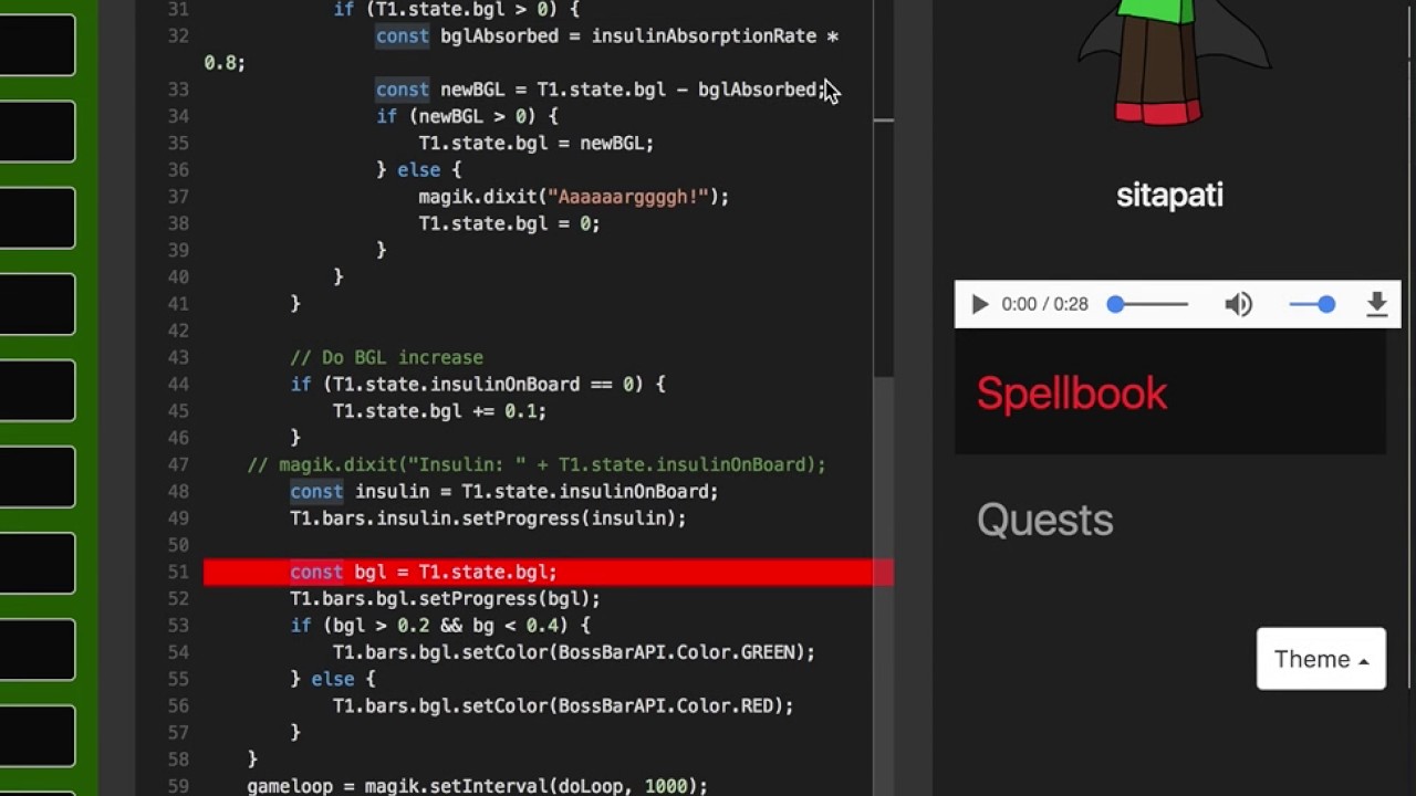 Error detection in the Magikcraft Spellbook - YouTube