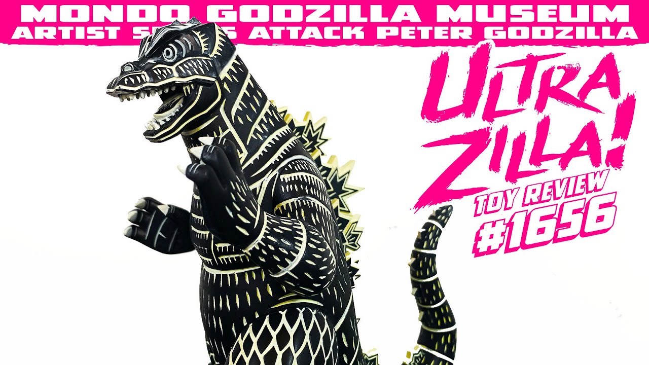 MONDO GODZILLA MUSEUM ARTIST SERIES ATTACK PETER GODZILLA REVIEW! - YouTube