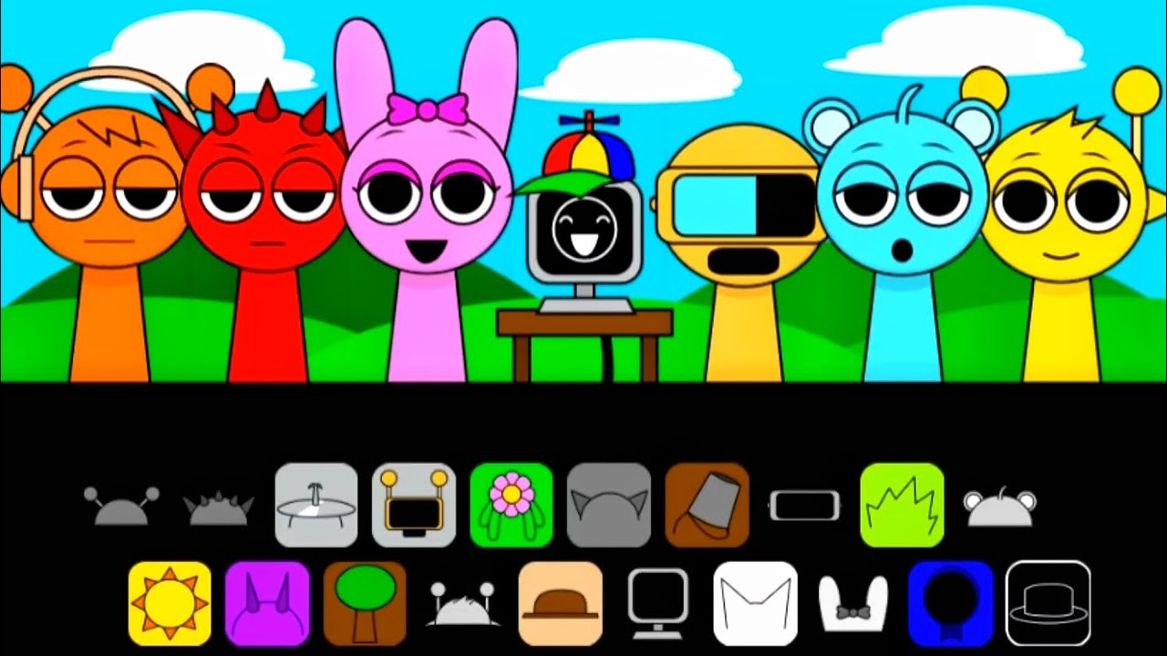 incredibox sprunki in rainbow order. BLOOD WARNING SCARY New Edition ...