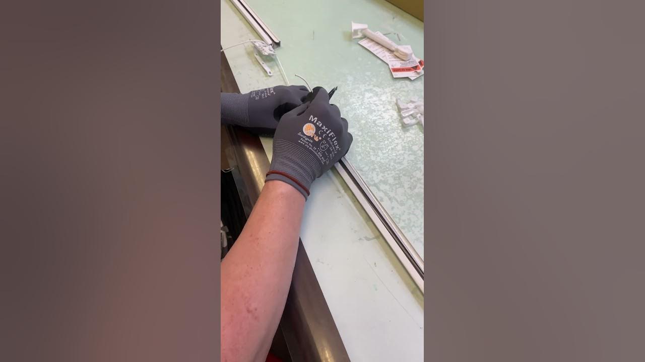 White Traverse Rod - How to Re-string 4k - YouTube