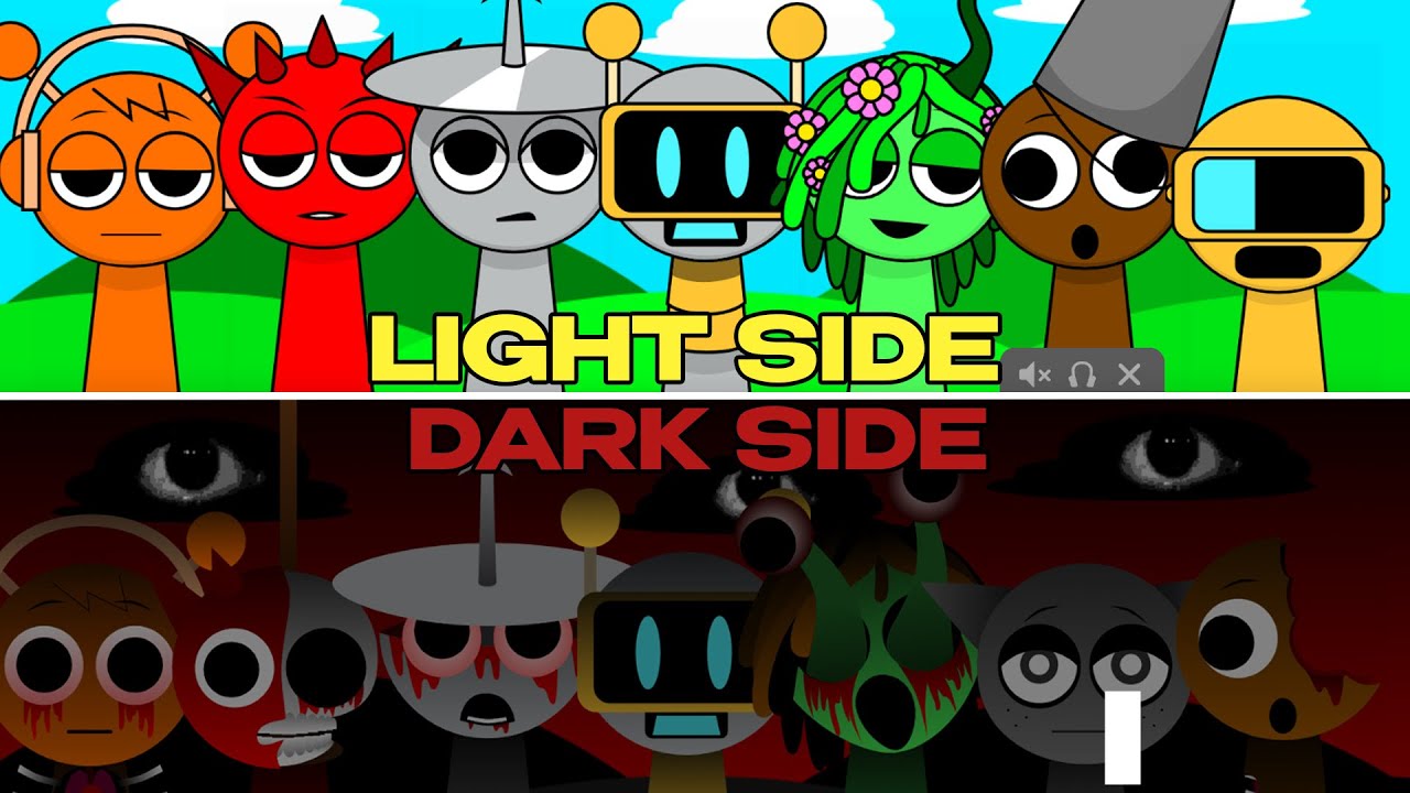 Light Side VS Dark Side [SPRUNKI Increcibox] - YouTube