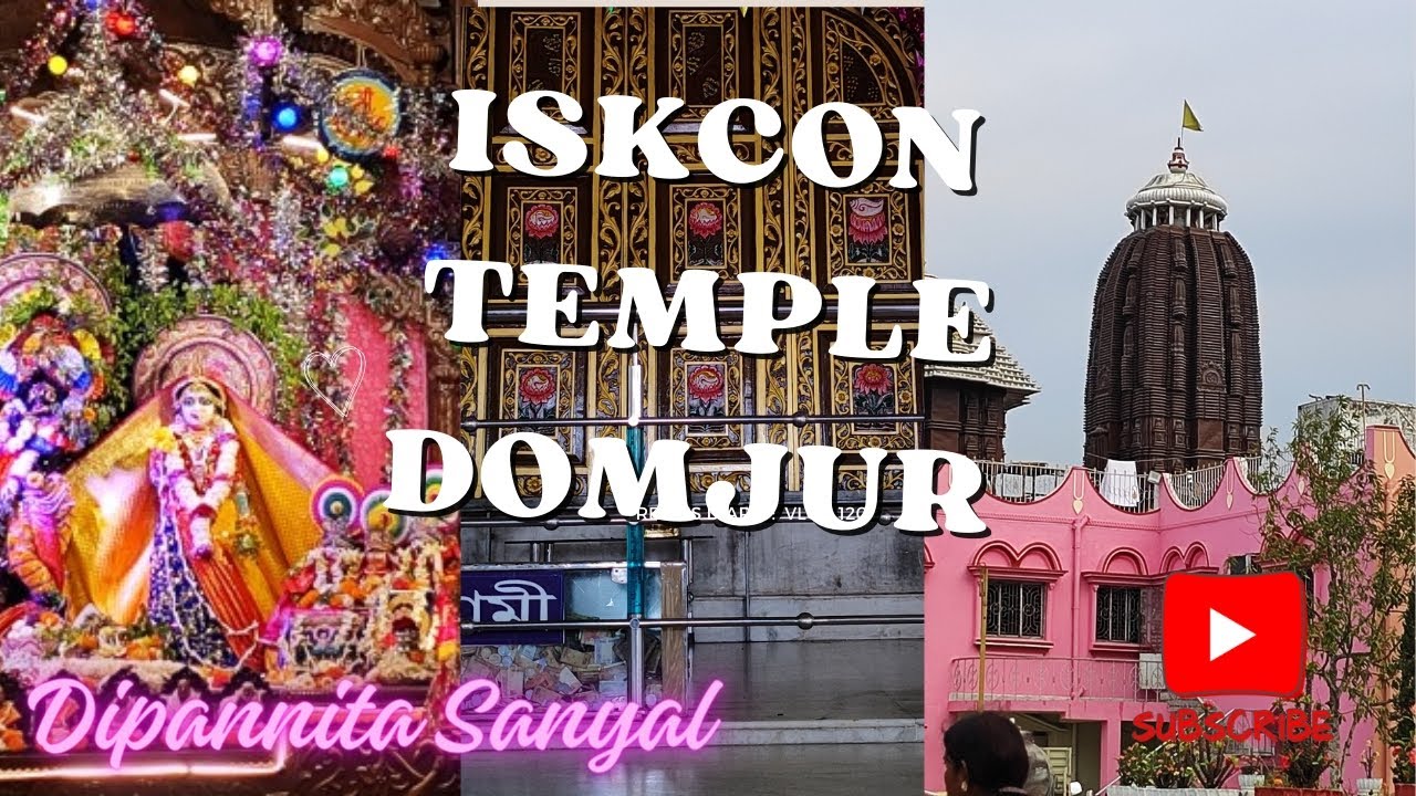 ISKCON TEMPLE NEAR DOMJUR|| HOWRAH|| RADHA KRISHNA TEMPLE|| - YouTube