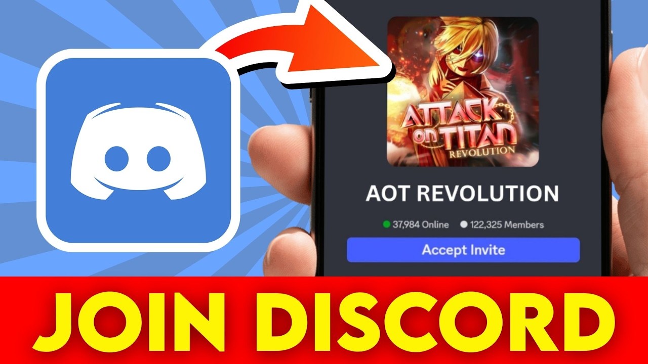 How to Join AoT REVOLUTION Discord Server on MOBILE (QUICK & EASY ...