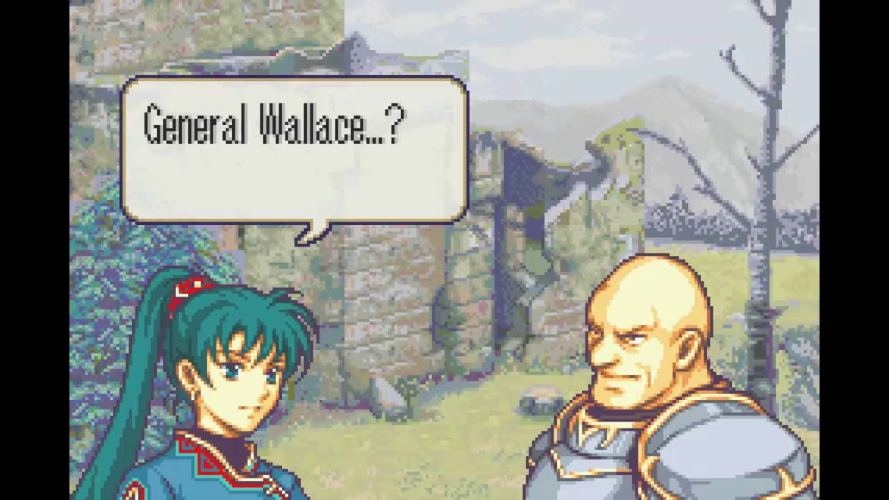 Fire Emblem: Blazing Sword - Wallace & Lyn Support - YouTube