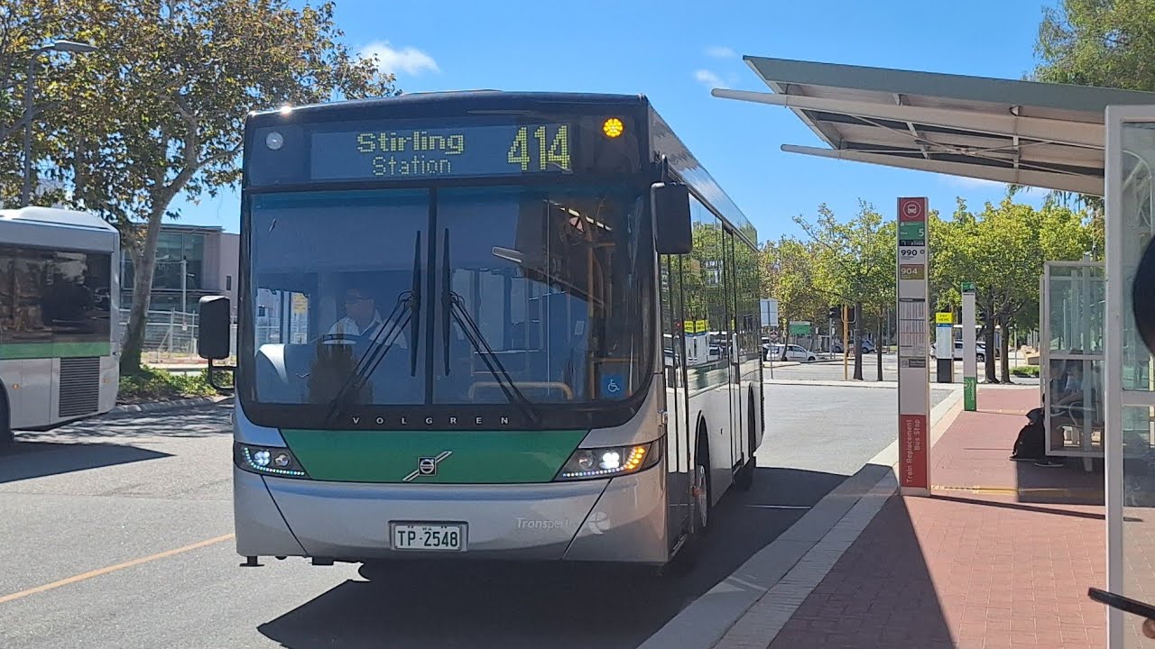 [Up Main Street] Transperth Bus Route No. 414 (TP2548) Glendalough ...