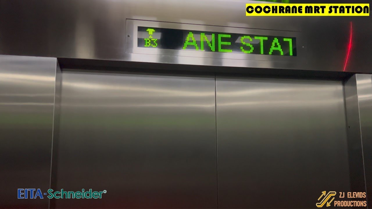 A EITA-Schneider Elevator at Cochrane MRT Station, Cheras, Kuala Lumpur ...