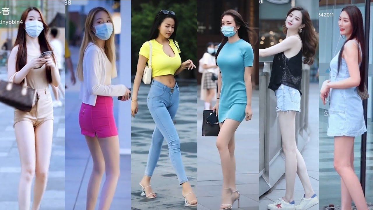 Mejores Street Fashion Douyin China| 抖音街拍穿搭 ！Douyin Tiktok China Thời ...