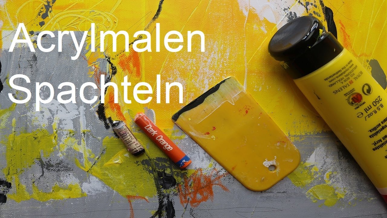 Acrylmalen auf Leinwand, Anleitung Schritt für Schritt - Acrylic ...
