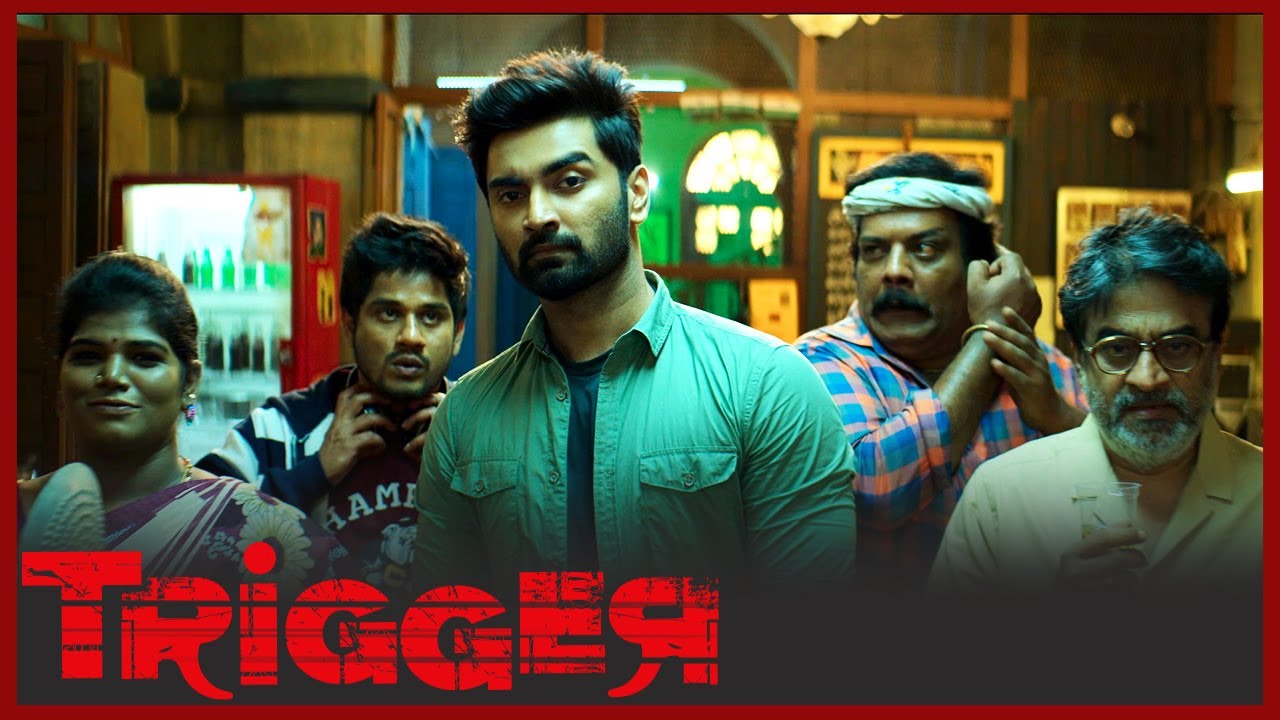 Trigger Movie Scenes | Atharvaa tries to make Arun Pandian remember ...