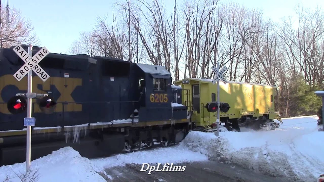 Chasing the CSX Snow Flanger - YouTube