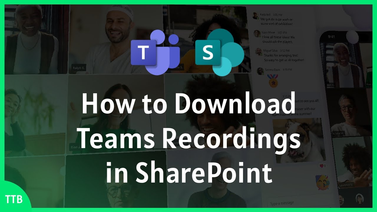 How to Download Teams Recording in SharePoint - YouTube